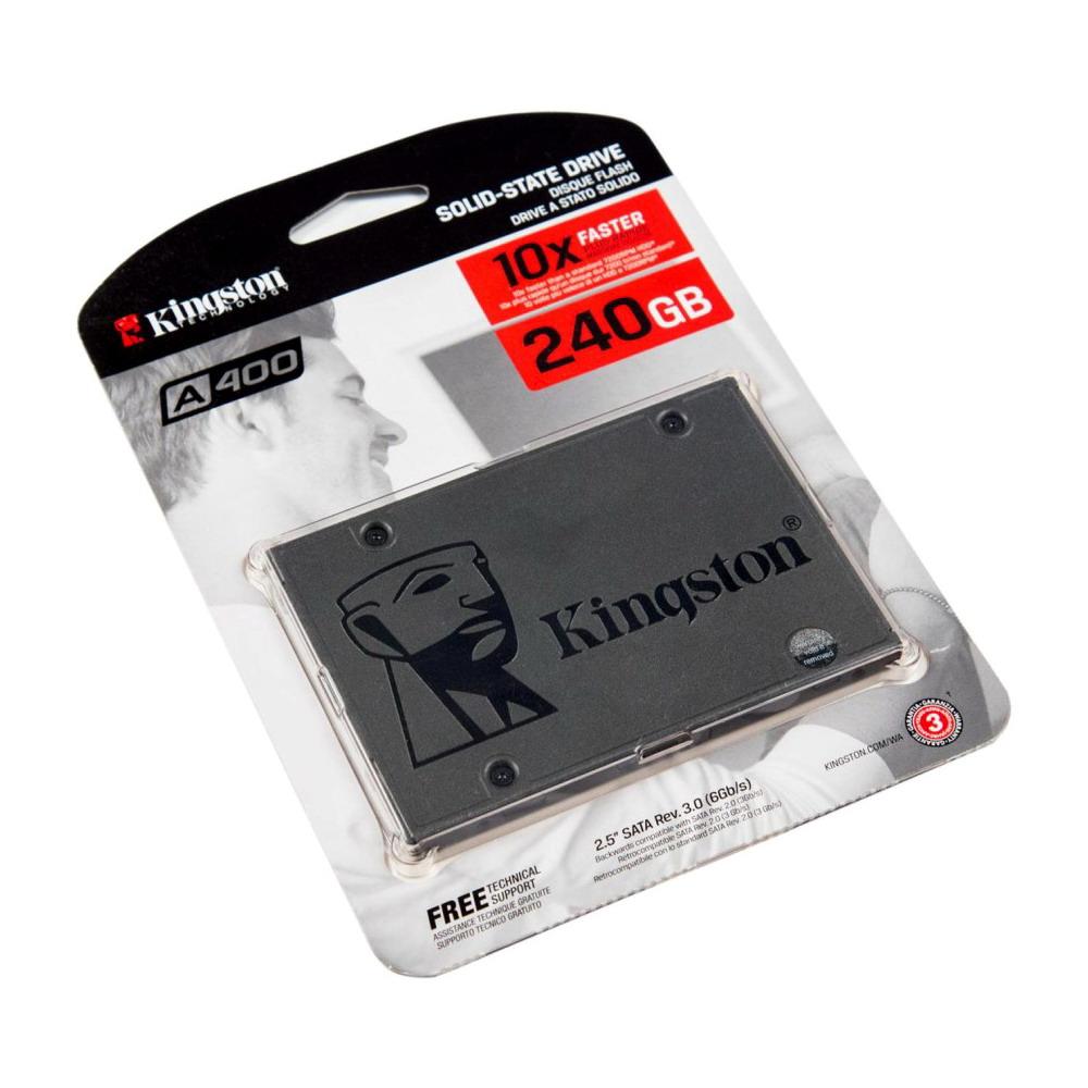 Kingston 240GB A400 SSDNOW 2.5" SATA3 500MB-350MB/s SA400S37/240G SSD