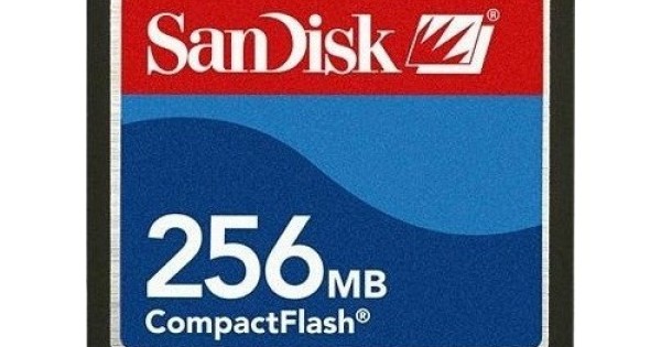 Sandisk Cf 256 Mb Compact Flash Kart