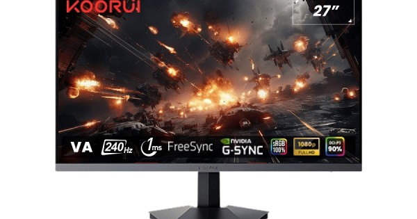 Koorui 27" 27E1QA 144Hz 1ms Va 2560X1440 Qhd Monitör